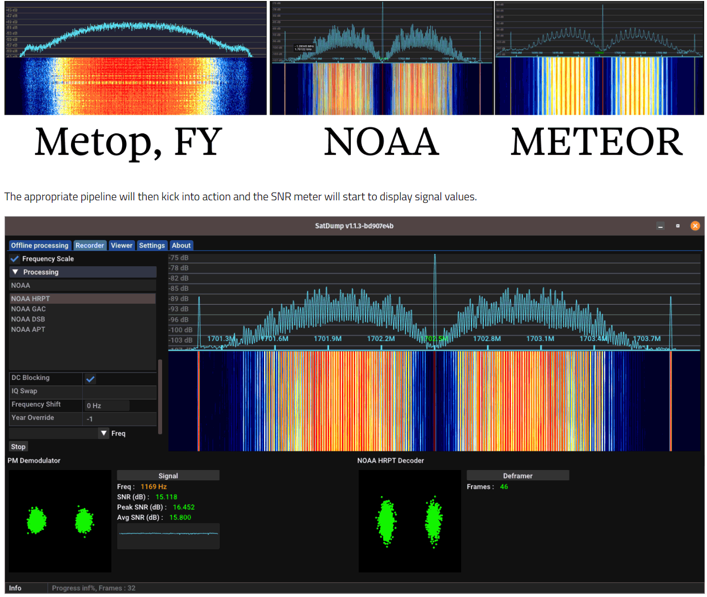 Multiple Comprehensive Tutorials on Weather Satellite Decoding
