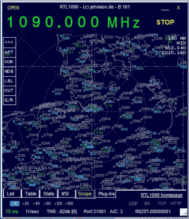 A Detailed Guide to Setting up RTL1090 for ADS-B Decoding